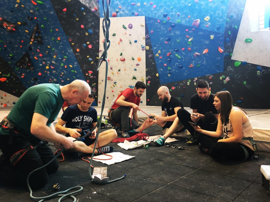 Climbing Wall Instructor Training - Jonny Parr Climbing
